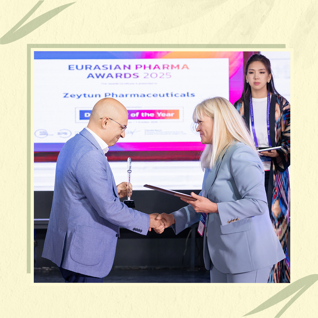 Zeytun Pharmaceuticals “Eurasian Pharma Awards 2025” mükafatına layiq ...